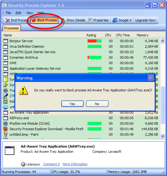 Security Process Explorer Screenshots - Intuitive and Best Process Manager | Glarysoft