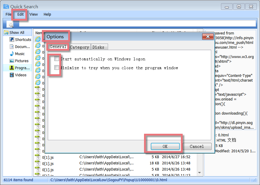 Quick Search – Glarysoft Knowledge Base