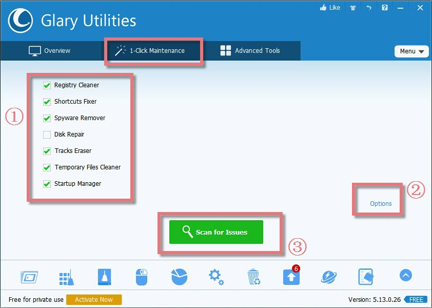 1-Click Maintenance – Glarysoft Knowledge Base