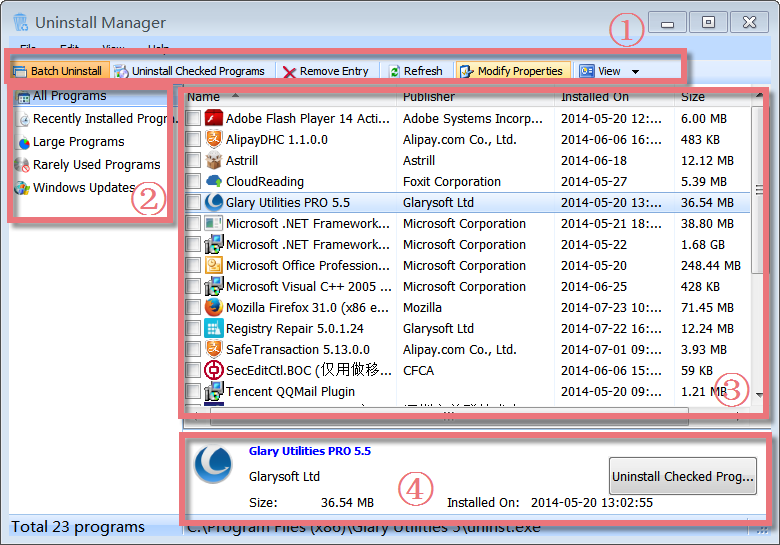 Uninstall Manager – Glarysoft Knowledge Base