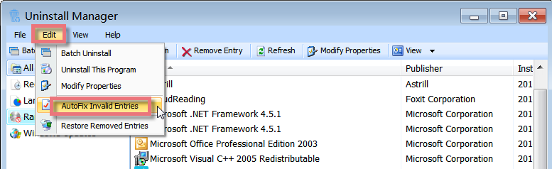 Uninstall Manager – Glarysoft Knowledge Base