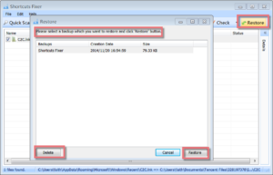 Shortcuts Fixer – Glarysoft Knowledge Base