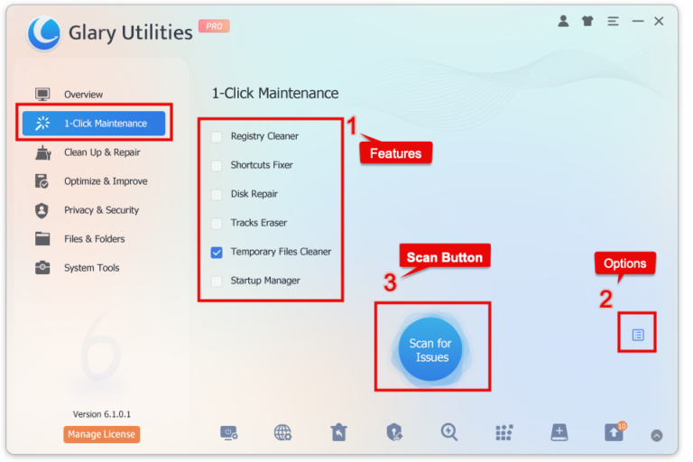 1-Click Maintenance – Glarysoft Knowledge Base