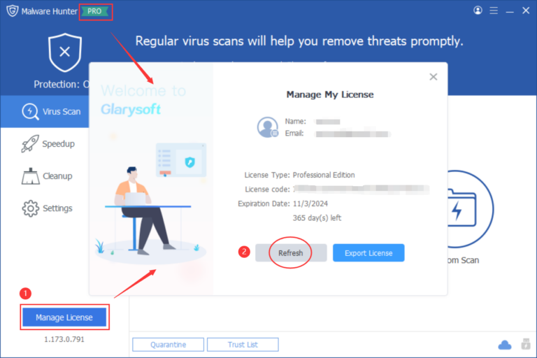 Upgrade to Glarysoft Malware Hunter Pro – Glarysoft Knowledge Base