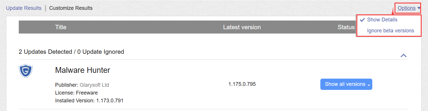 Integrated Software Update – Glarysoft Knowledge Base